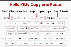 Hello Kitty Copy and Paste [(ﾐ•｡•ﾐ)🎀 (ﾐ ﾐ)]